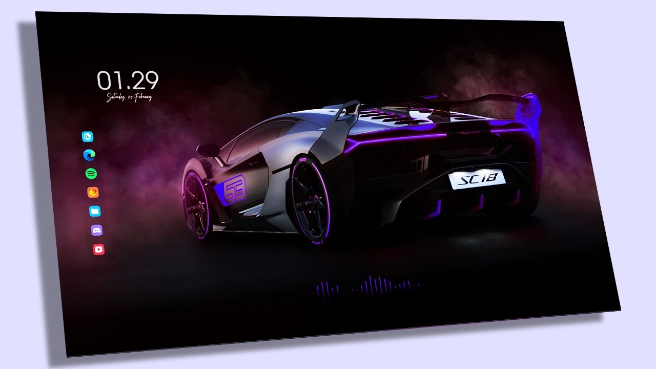 Give your Desktop a New Look with Car Theme - YouTube