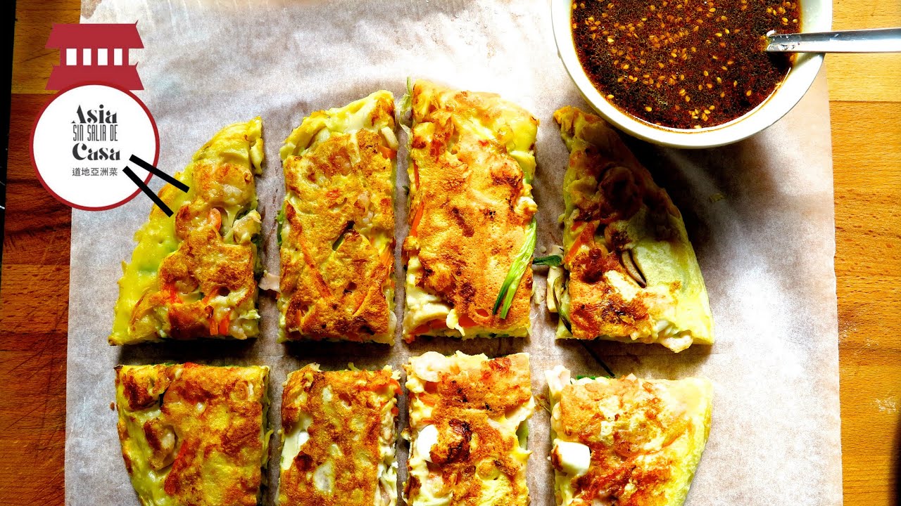 Panqueque Coreano de Marisco y Cebolleta / Korean Seafood and Scallion ...