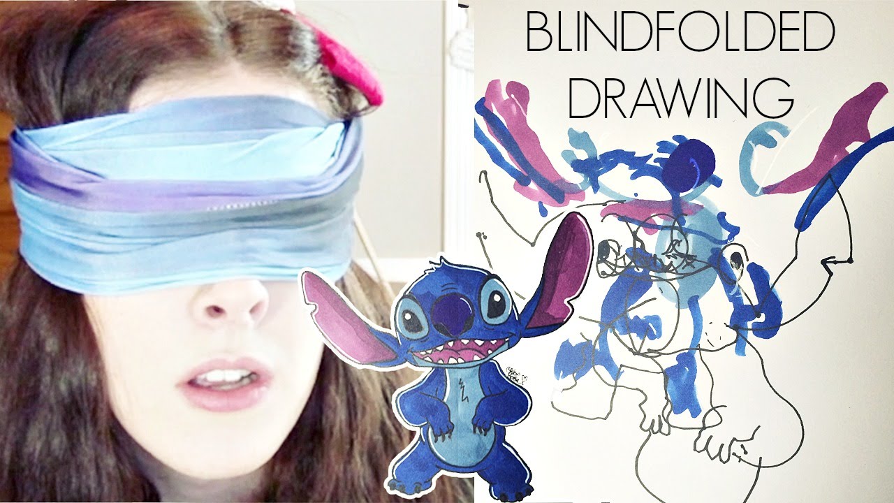Blindfolded Drawing Challenge - YouTube
