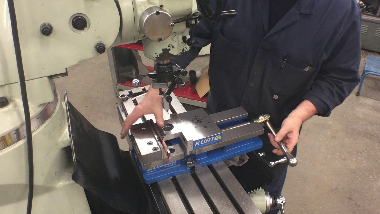 Milling Finding Hole Center - YouTube