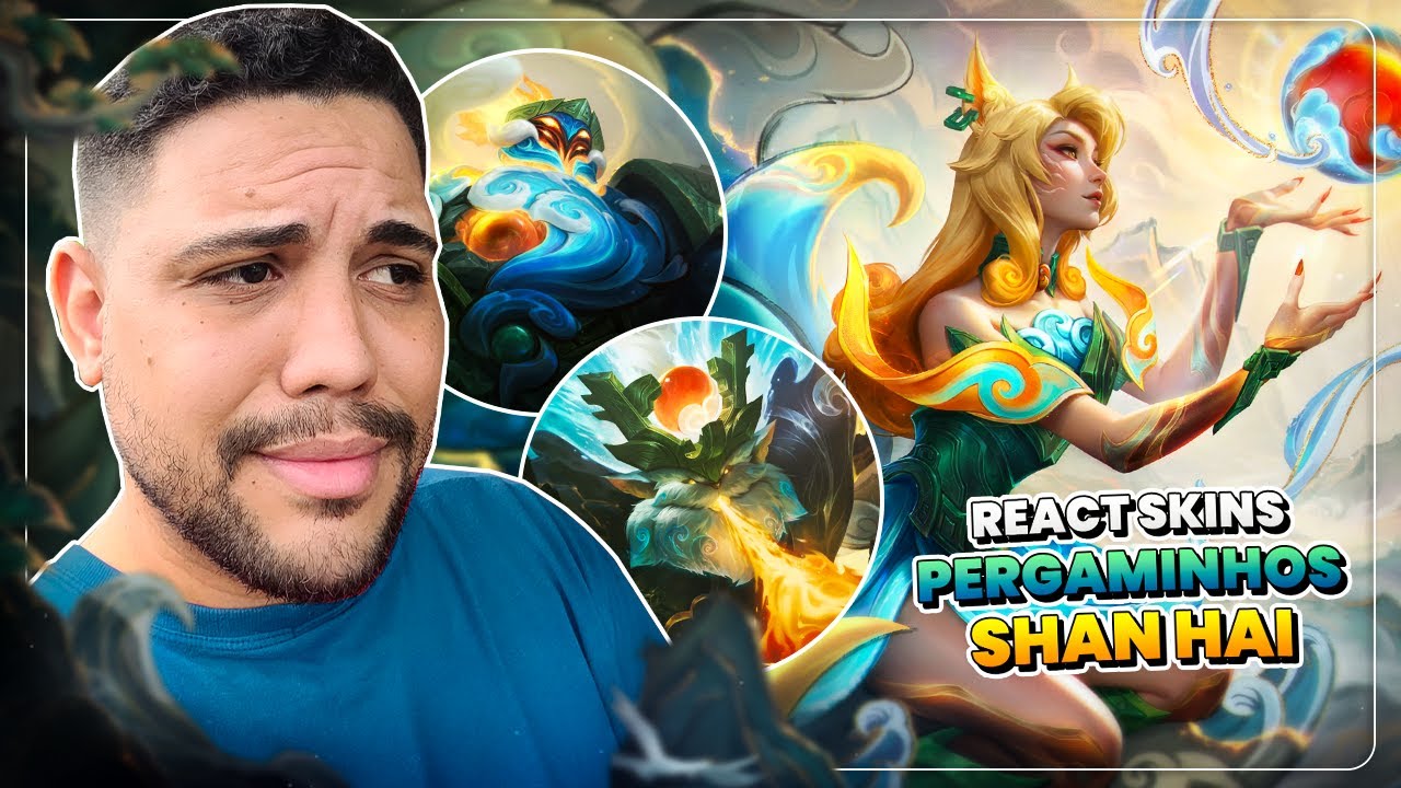 REACT: SKINS SHAN HAI | WILD RIFT | LEAGUE OF LEGENDS | LOL | JUMARGEM - YouTube