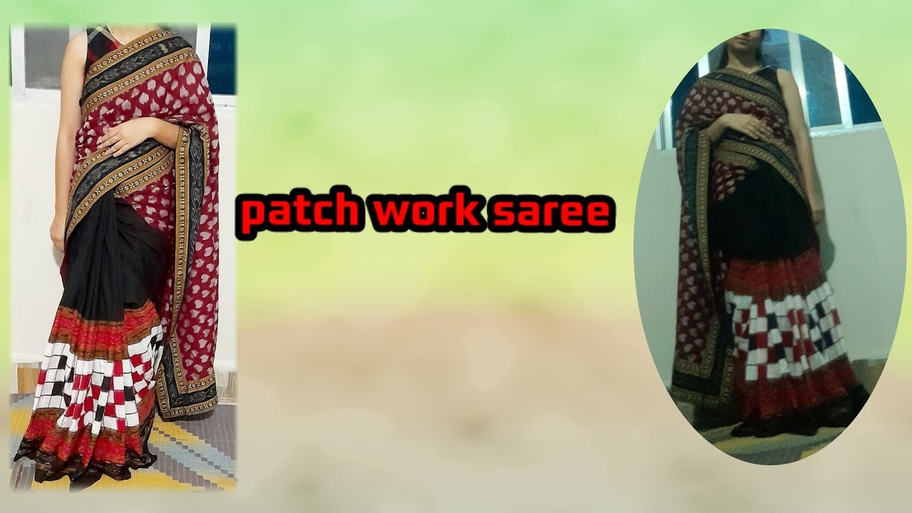 patch work saree 💞sambalpuri patch work saree stitching #sambalpuri ...