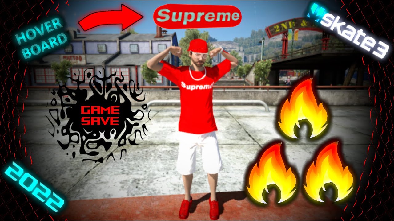 2022 Skate 3 Red Supreme Hover Board *Game Save* with Black Box - Xbox ...