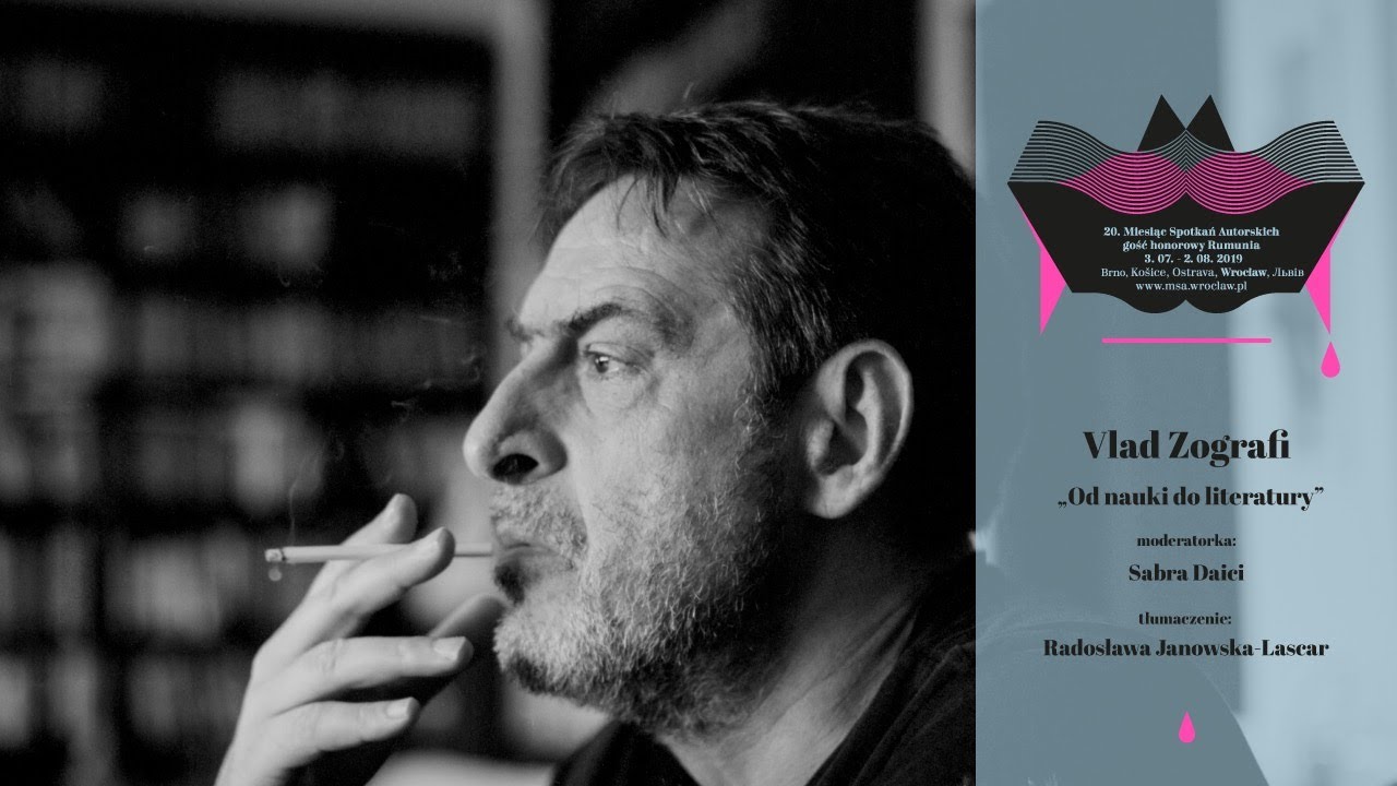 MSA 2019 – Vlad Zografi: Od nauki do literatury - YouTube