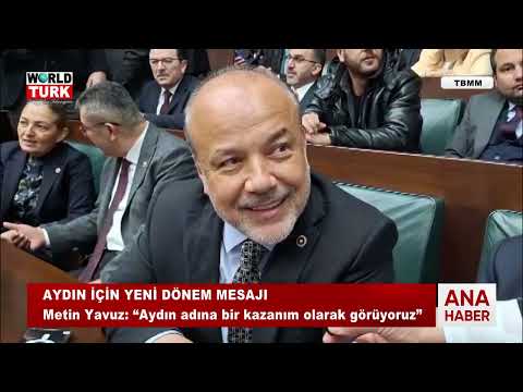 🔴Metin Yavuz: “Bu süreci Aydın adına bir kazanım olarak görüyoruz” 📍 #ankara