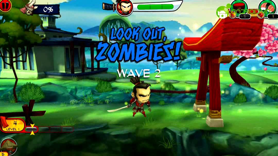 Review Game : Samurai vs Zombies Defense 2 - YouTube
