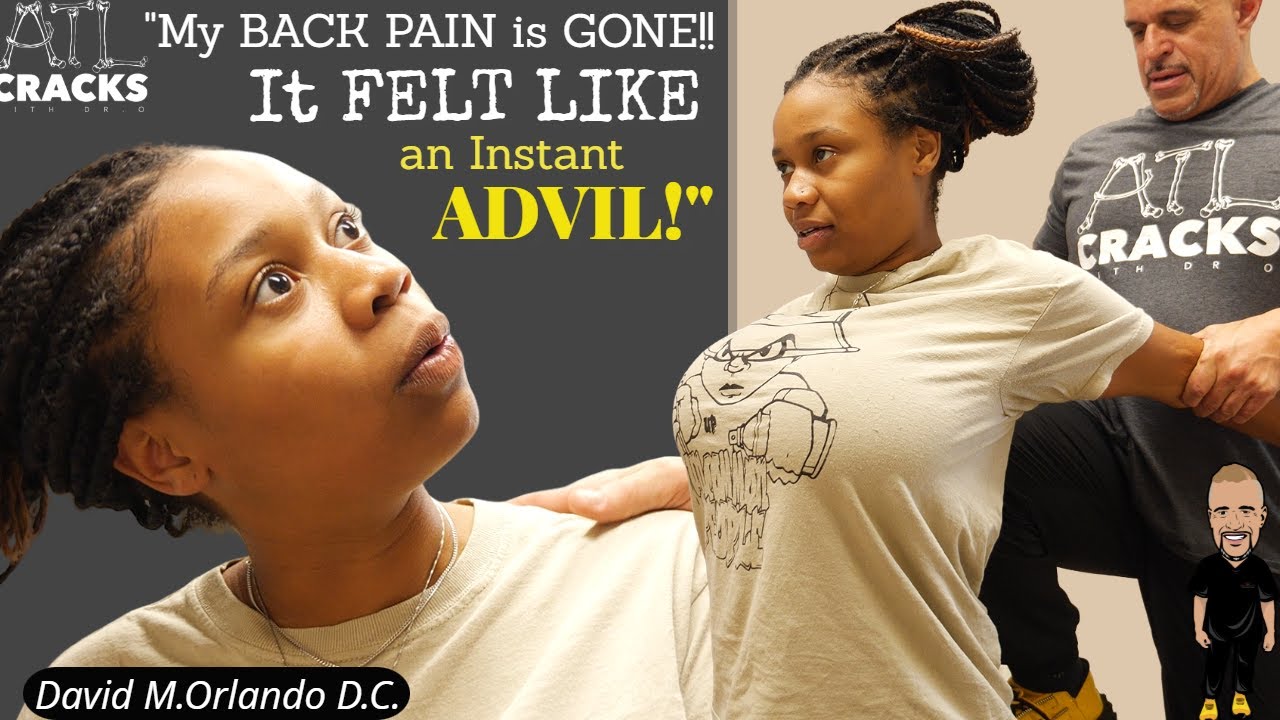 Back Pain GONE 1st CHIROPRACTIC ADJUSTMENT |CHIROPRACTIC ASMR - YouTube
