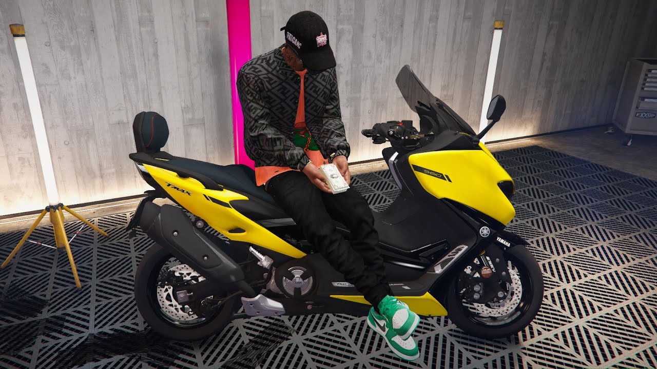 GTA 5 TMAX 560 YAMAHA TMAX 560 CHILL NIGHT RIDE GAMEPLAY - YouTube