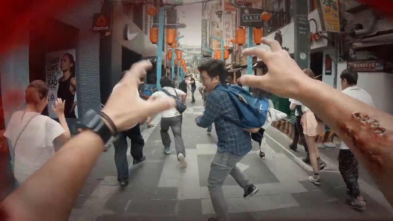 Zombie with a GoPro REal ZOMbie cApture In CaMera Zombie in real life ...