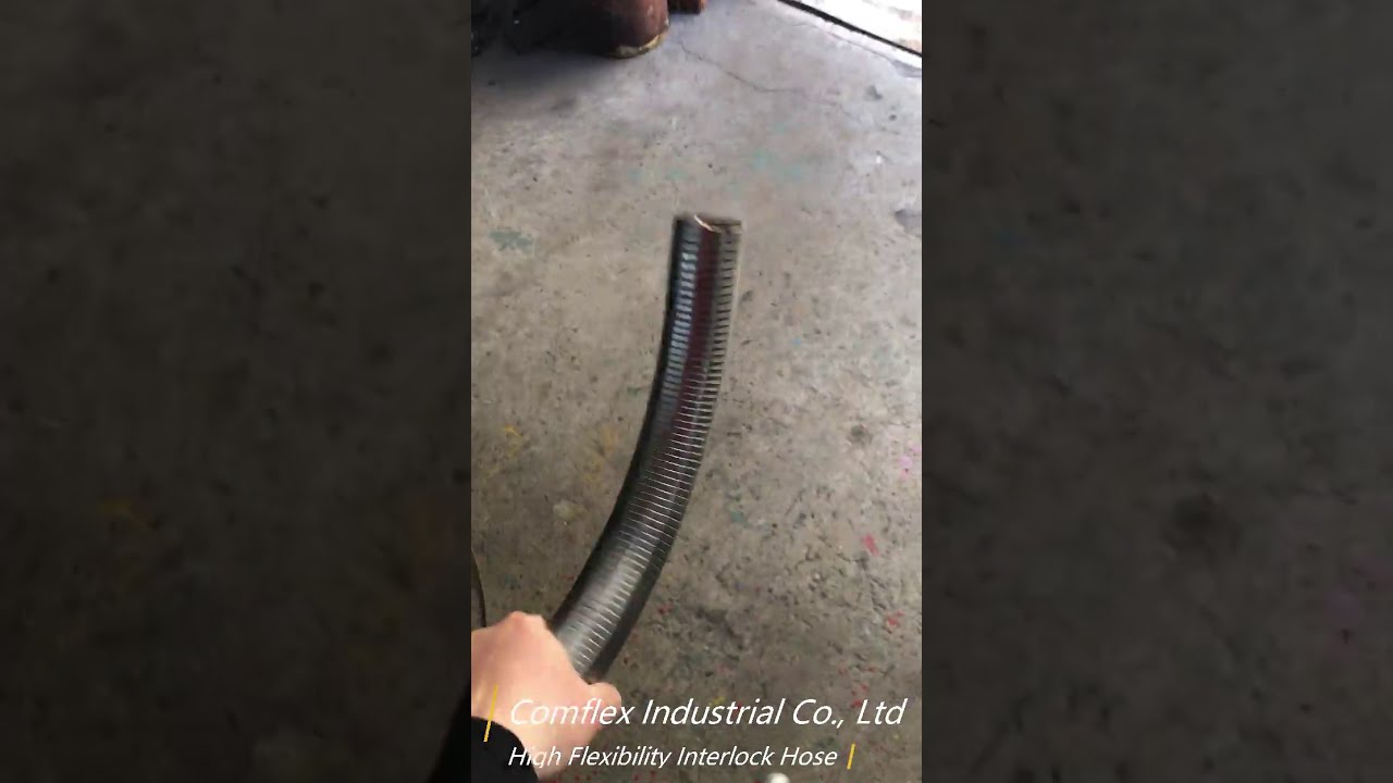 High Flexibility Interlock Pipe - YouTube