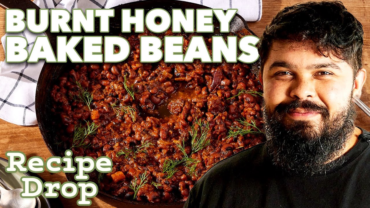 Sweet, Smoky Burnt Honey Baked Beans | Recipe Drop | Food52 - YouTube