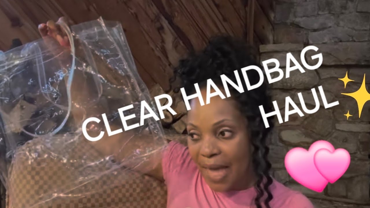 CLEAR HANDBAG HAUL🩷🩷🩷 - YouTube