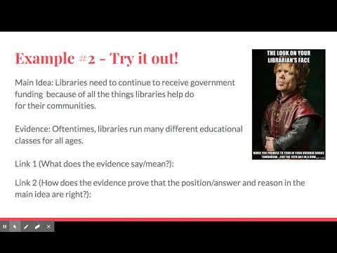 How to Write Links in a MELCon Paragraph with Practice - YouTube