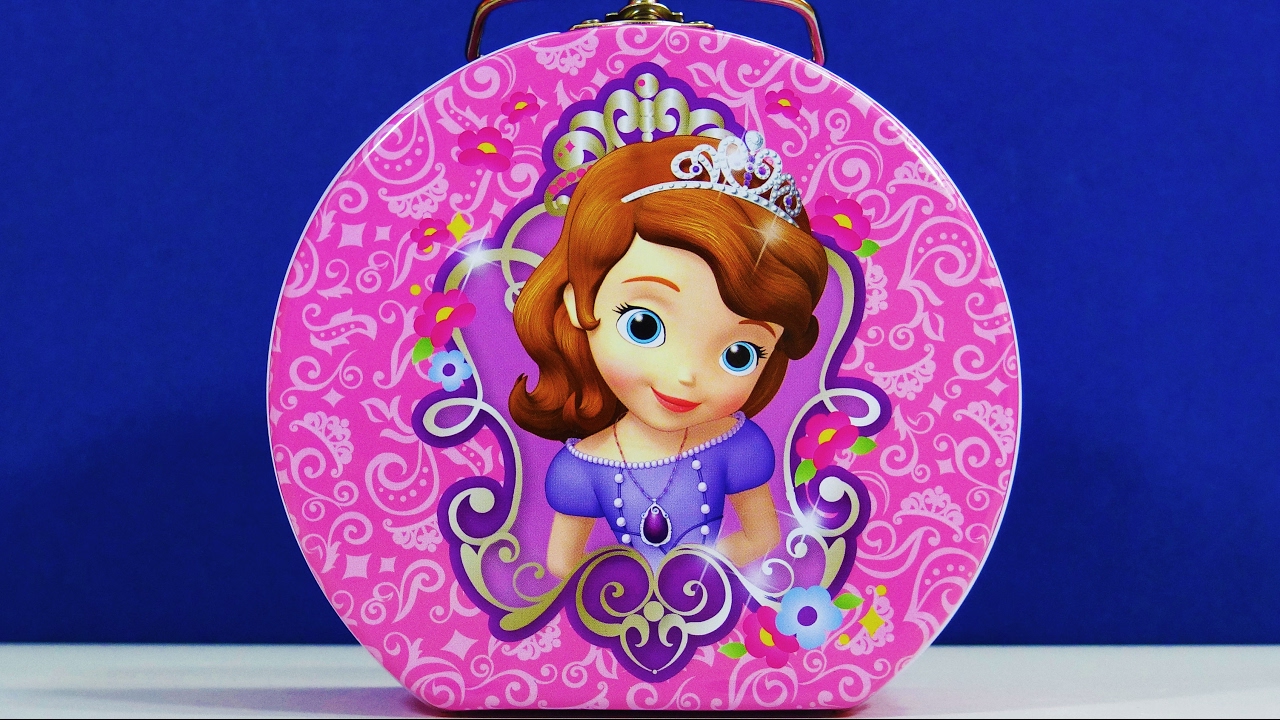 Disney Princess Sofia Lunch Box Toys Peppa Pig Surprise Egg Mickey ...
