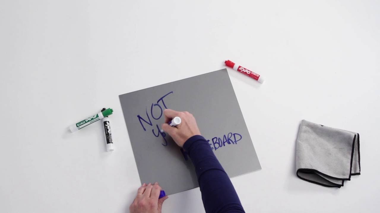 MDC FUZE Clear Dry Erase over Metal - YouTube