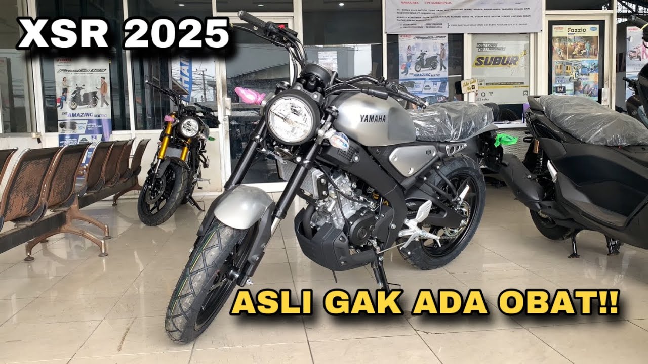 YAMAHA XSR 155 2025 WARNA SILVER I HARGA TEMBUS 40 JUTA - YouTube