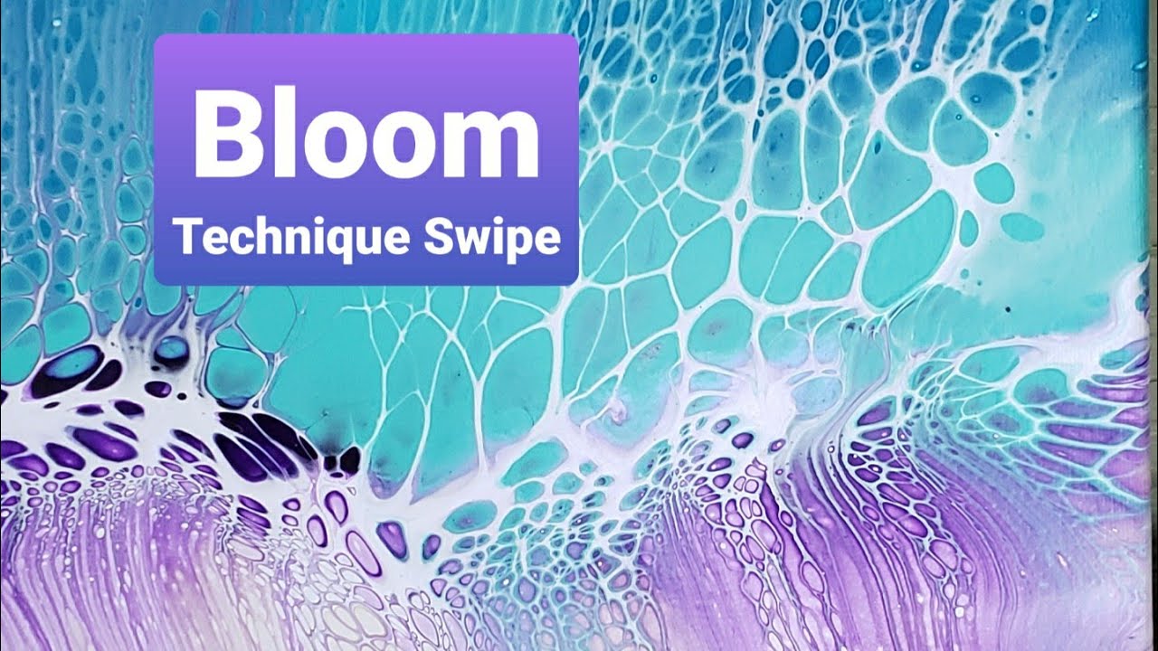 Swipe Bloom Technique on Spinner! Beautiful Colors, Great Results ...