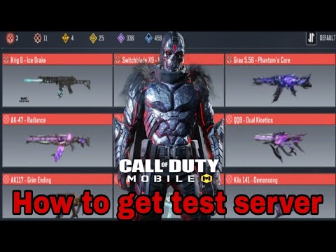 How to get test server in codm mobile - YouTube