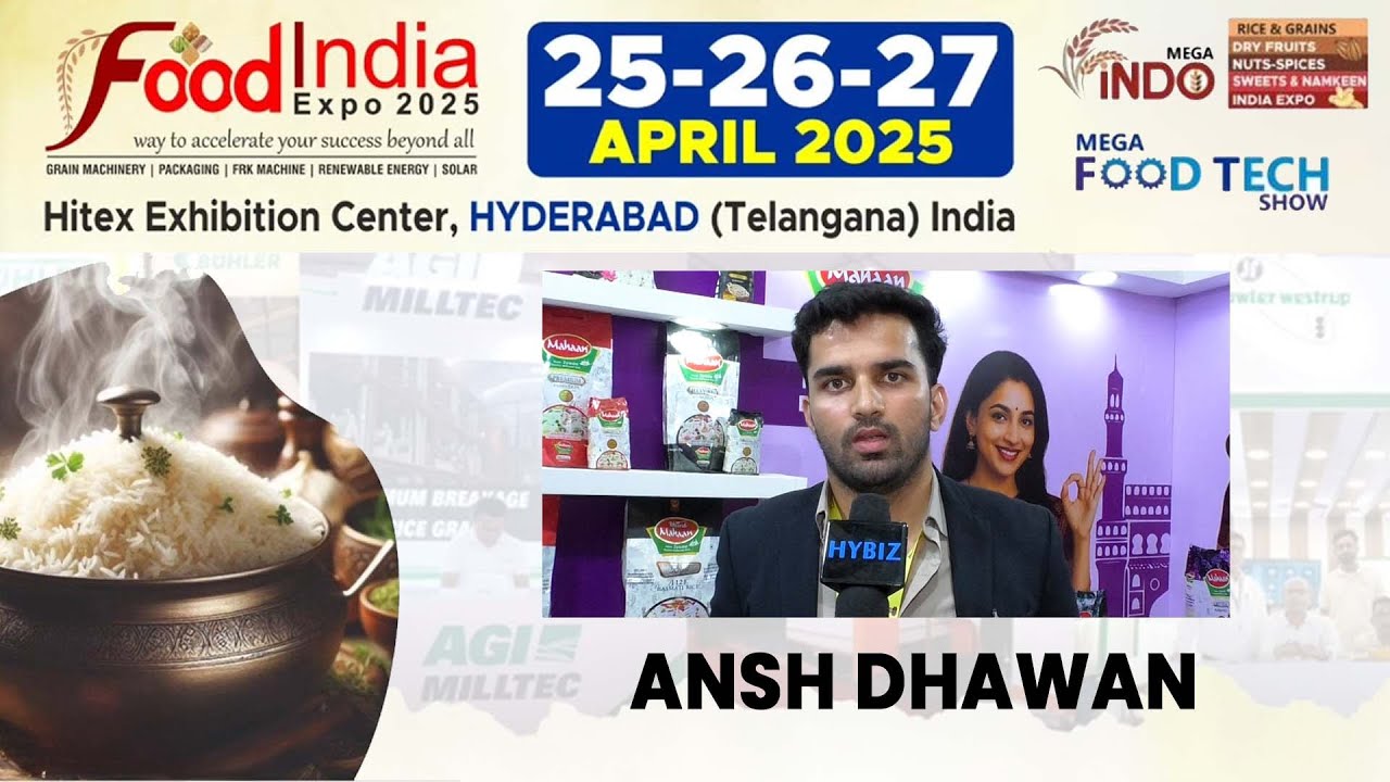 Ansh Dhawan | LRD Foods Pvt. Ltd at Food India Expo 2025 - YouTube