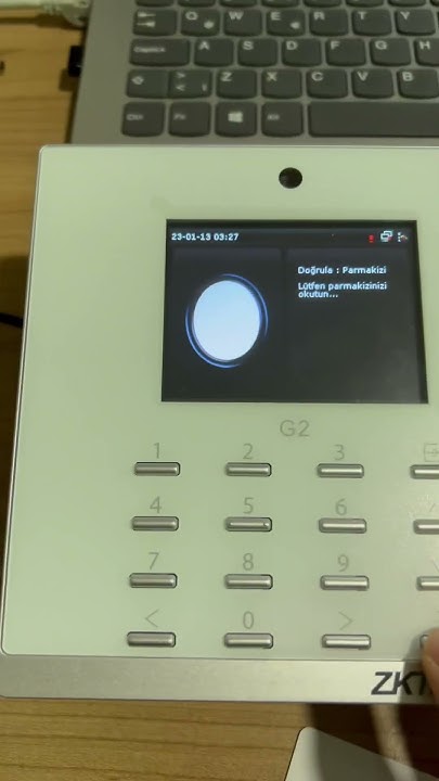 ZKTeco G2 KVKK Uyumlu Parmak İzi Okuyucu 🔐 Personel Takip Sistemi - YouTube