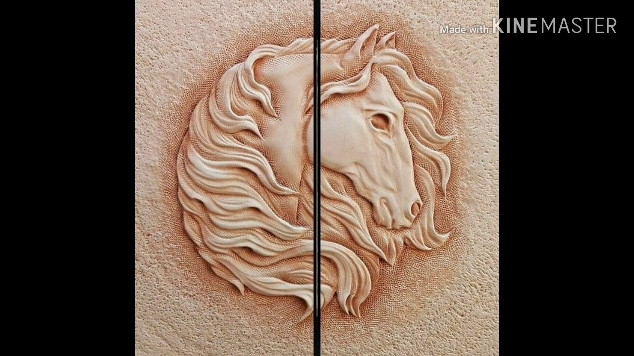 Wall mural art / dry wall art / puddy wall art - YouTube