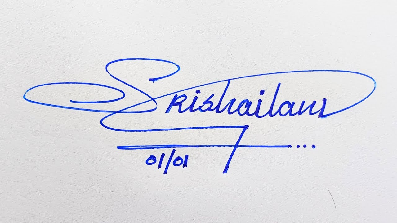 Signature style and design #signature | Stylish signature | Satish ...