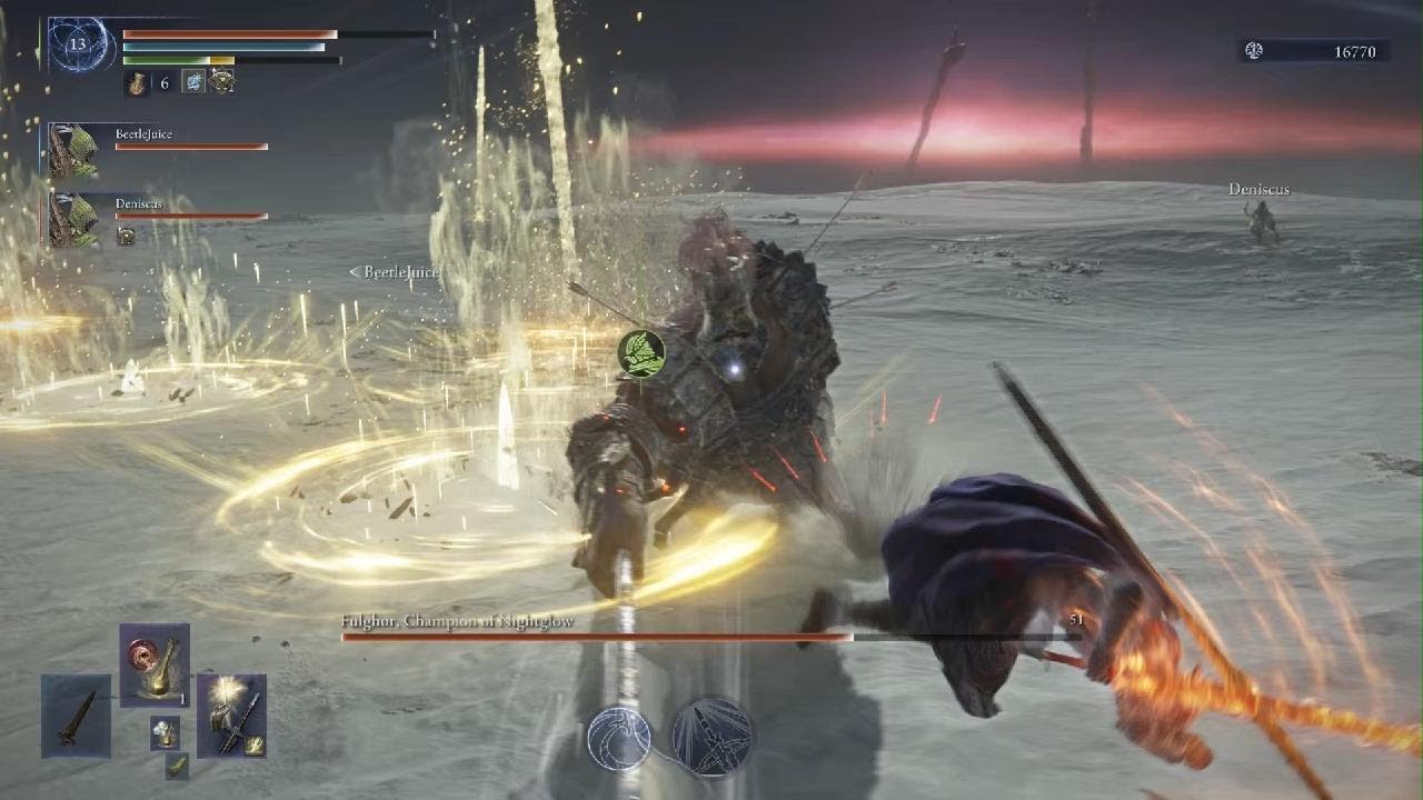 ELDEN RING NIGHTREIGN Fulghor Champion of Nightglow - YouTube