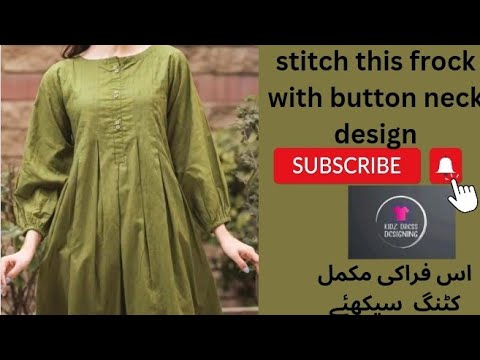 How to make box plate with easy method|| Box pleated frock cutting and ...