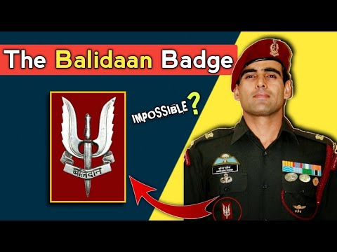 How To Earn The Balidaan Badge? PARA Commando Balidaan Badge - YouTube