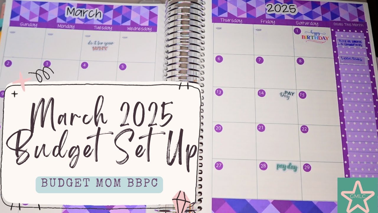 March Budget Setup 2025 | Budget By Paycheck - YouTube