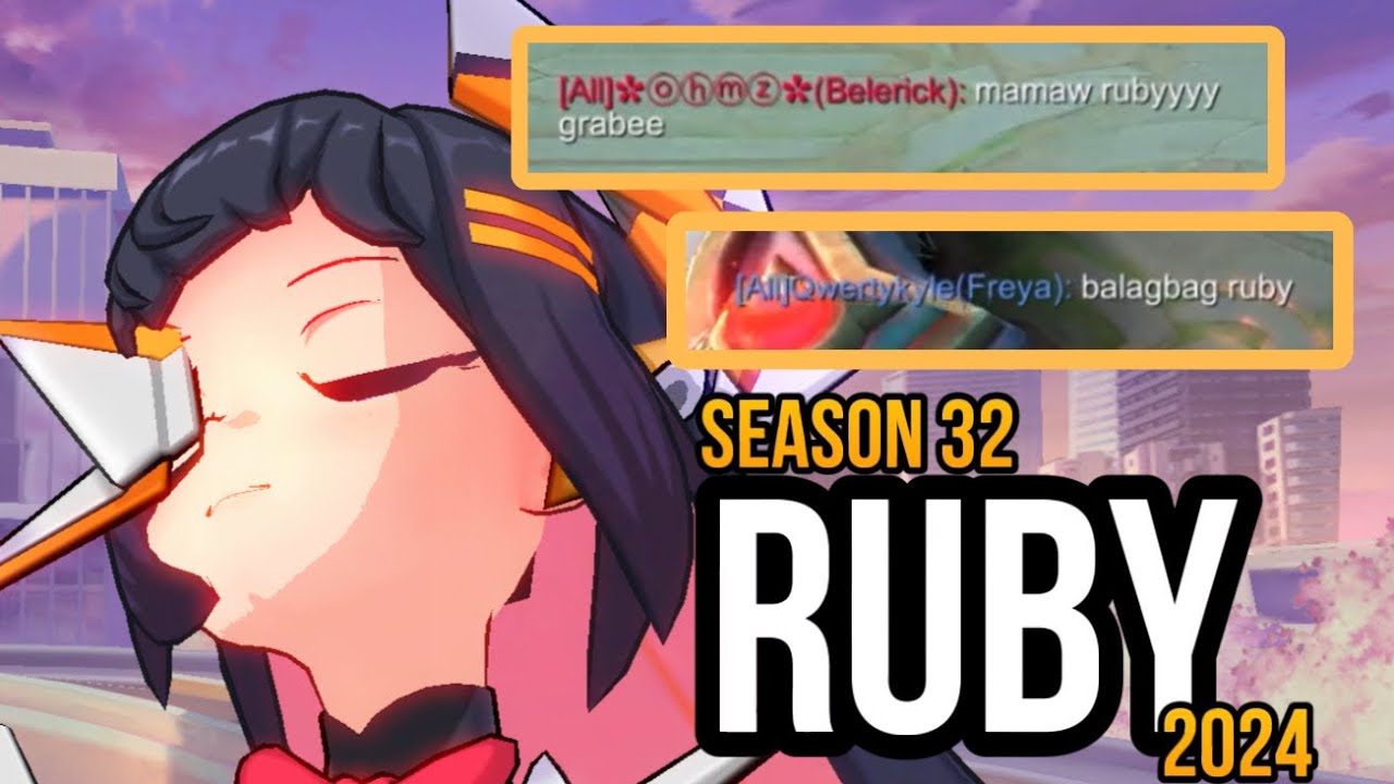 MUST USE RUBY NOW!!! BEFORE SHE WILL GET NERF THIS NEXT UPDATE | RUBY MONTAGE | ikanji | MLBB ...
