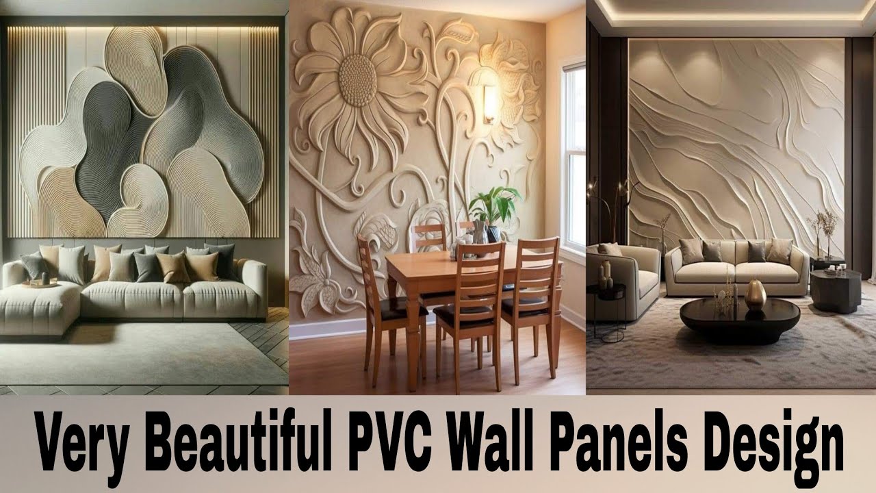 Very Beautiful Luxurious pvc wall panels designs ideas😍 ️ ️ - YouTube