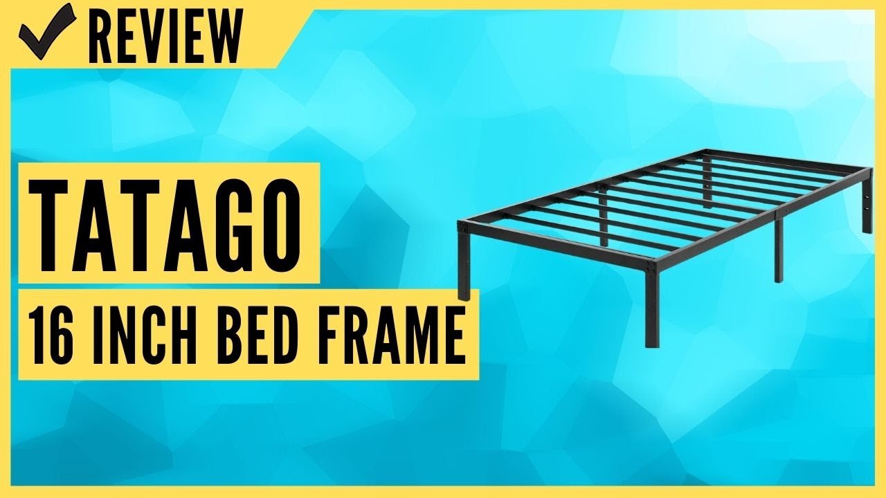 TATAGO 16 inch Bed Frame | TATAGO Bed Frame Review - YouTube