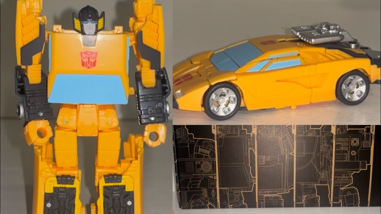 How to transform autobots stand United Sunstreaker figure. Generations ...