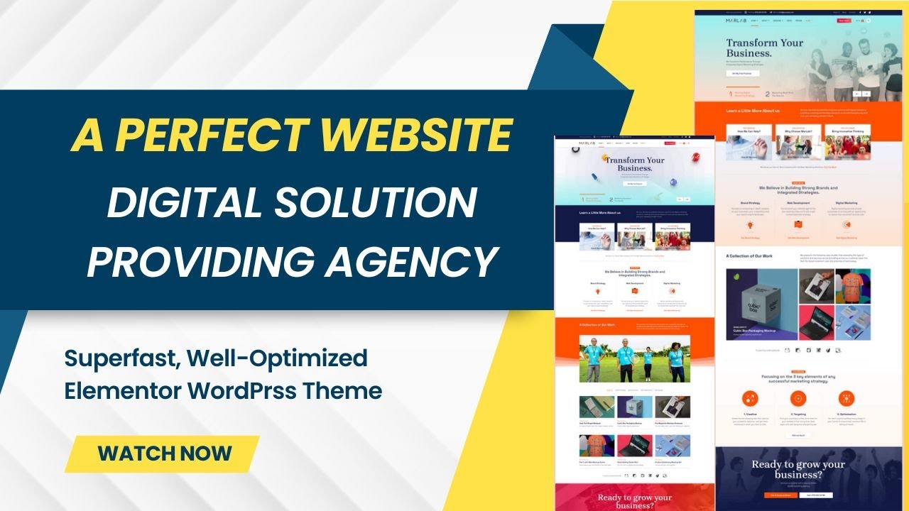 Make Digital Solution Provider Agency Website | A Must-Have for Digital Marketers | MarLab Theme ...