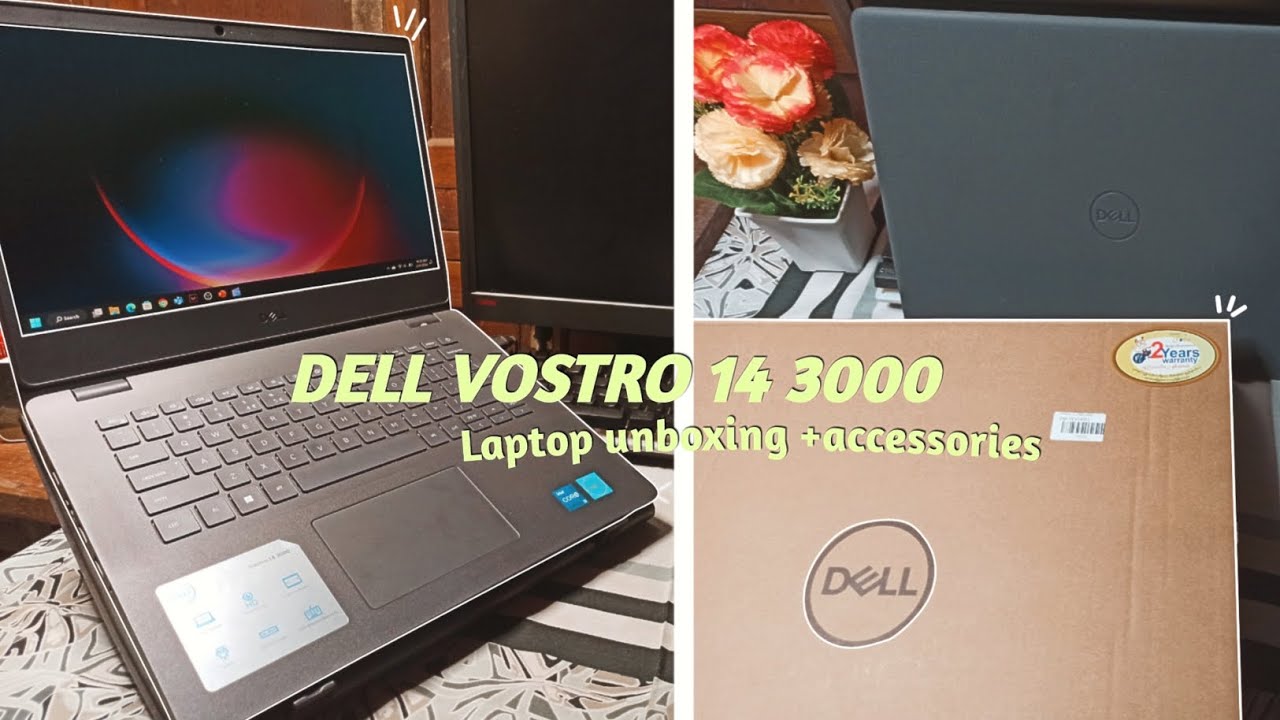Dell vostro 14 3000 14" laptop ~ MY FIRST TIME UNBOXING, Accessories ...