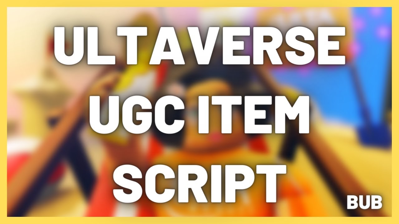*FREE* [EVENT] ULTAVERSE [FREE UGC] SCRIPT - ROBLOX - YouTube