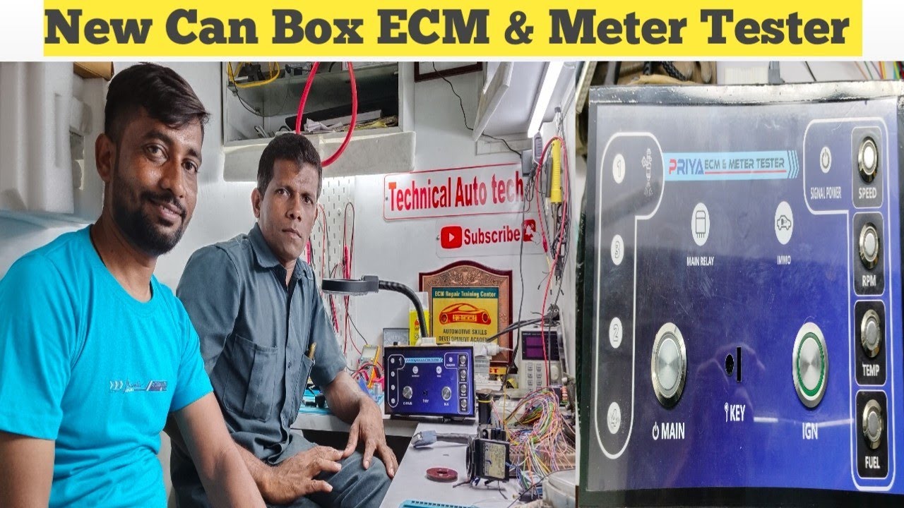 New Can Box Cars ECM & Meter On Table Tester Working Process @priyaa ...