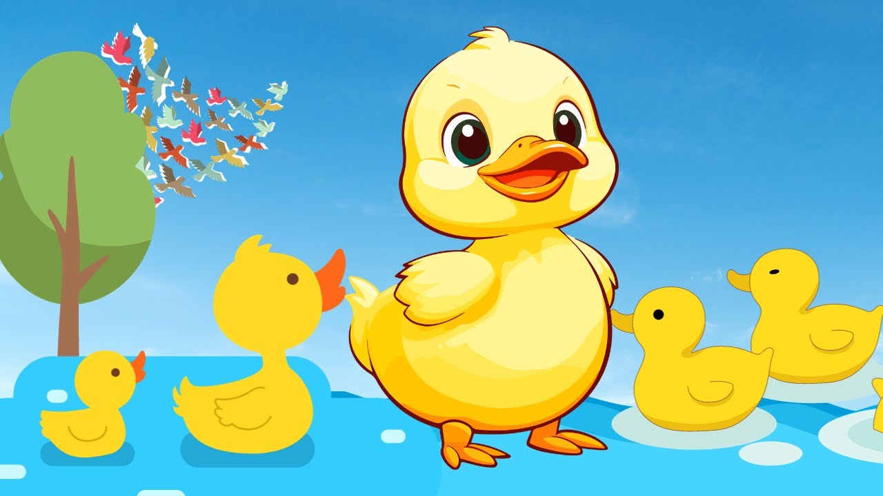 Number song| learn 1 to 10 | Ten Little Duckies-Nursery Rhymes - YouTube