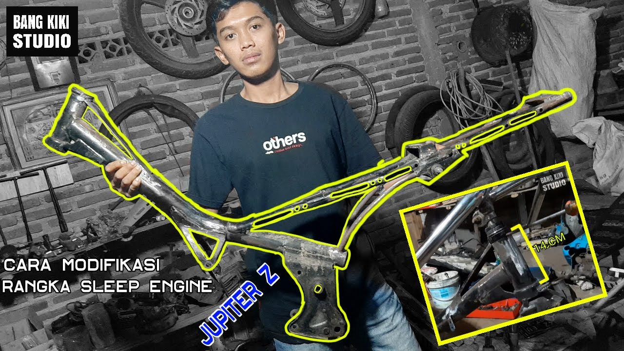 CARA PEMBUATAN RANGKA SLEEP ENGINE - RANGKA JUPITER Z LAMA/BURHAN ...