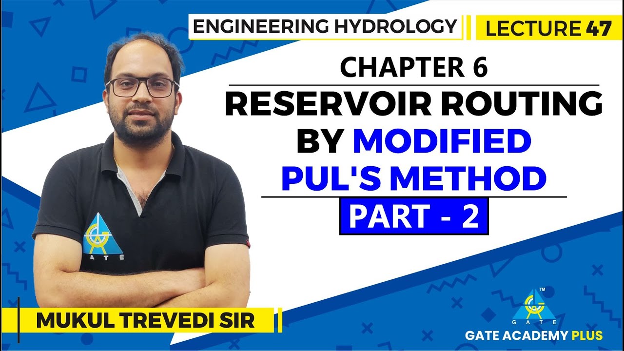 Lecture 47 | Chapter 06 | Reservoir routing by Modified Pul's method ...