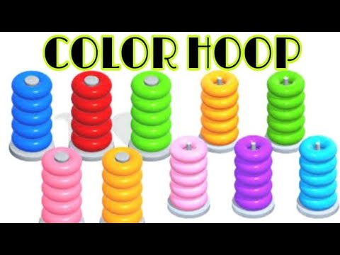 Color Hoop Stack | Puzzle Game | Brain Gameplay | Gaming Top - YouTube