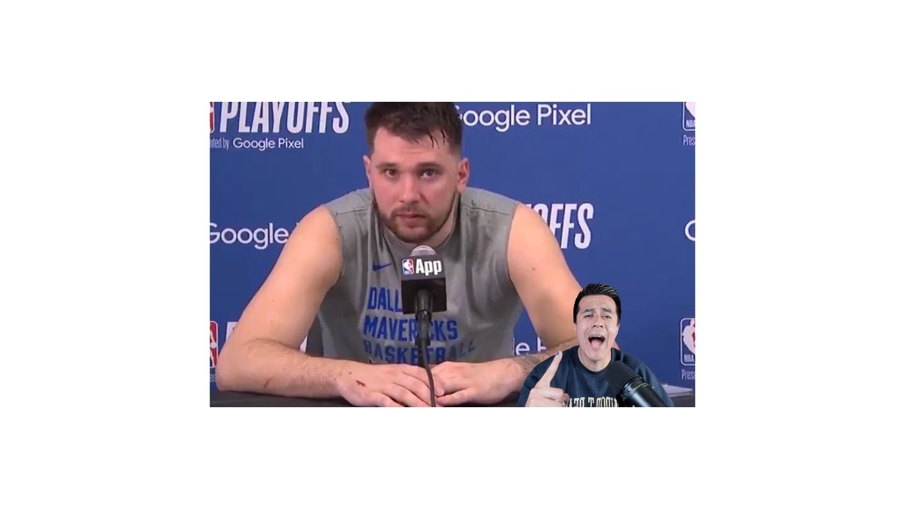 Interesting moment at Luka presser!! - YouTube