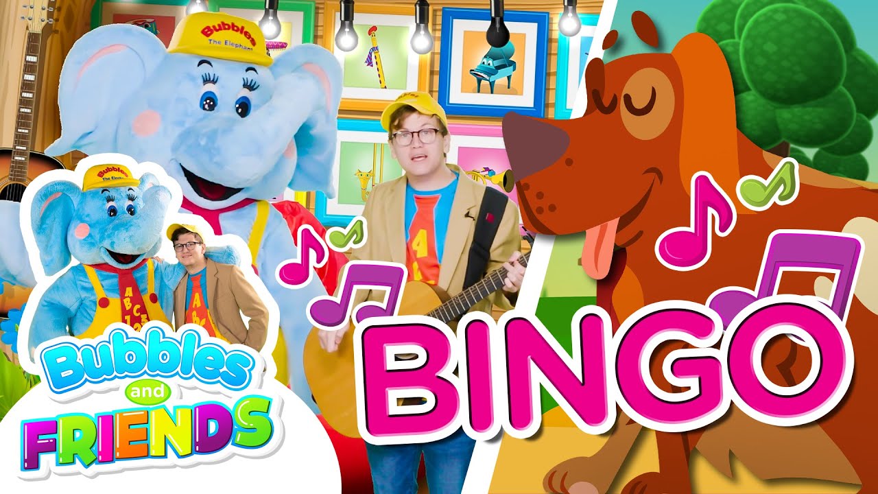 BINGO Sing A Long for Kids | Learn Letters | Nursery Rhymes - YouTube