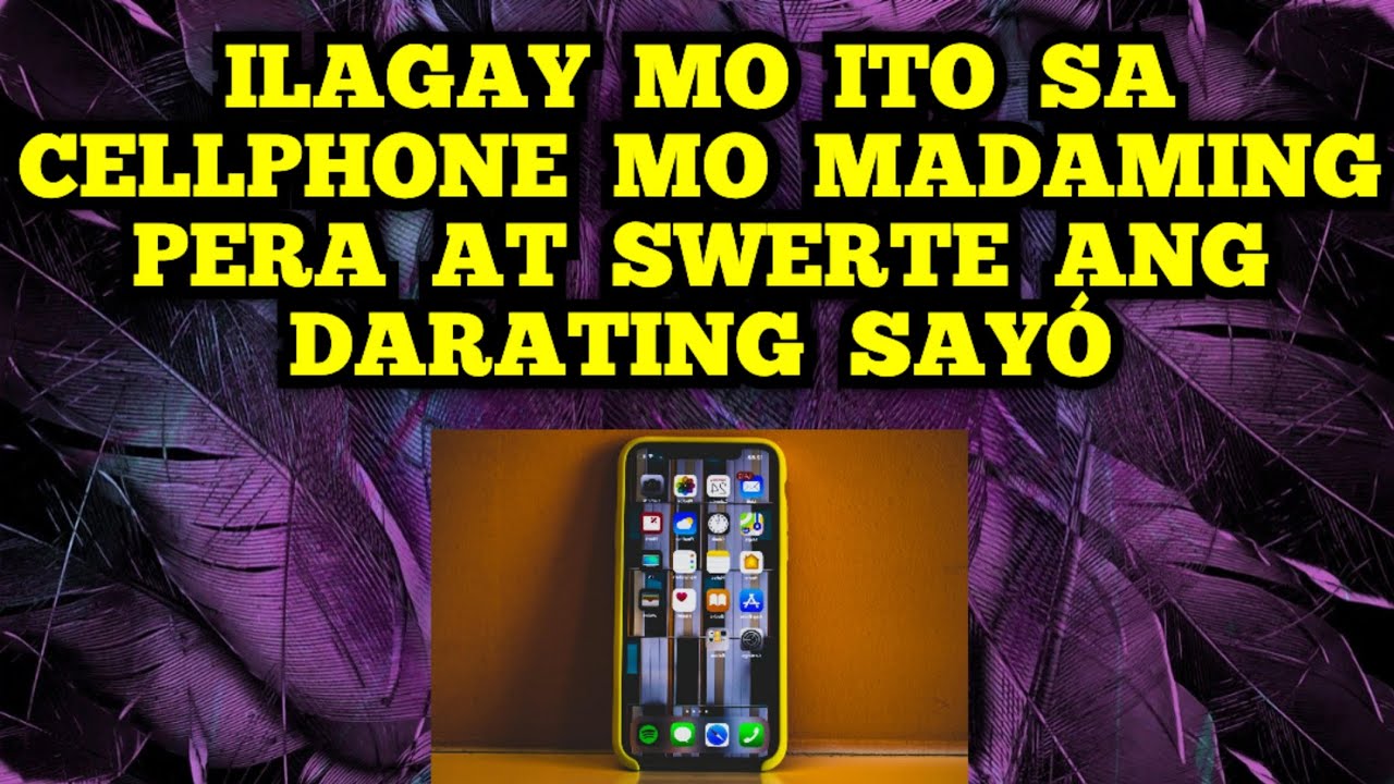 Ilagay mo ito sa Cellphone mo madaming Pera Darating Sayo ...