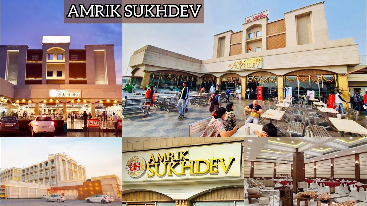 Amrik Sukhdev Dhaba Food Restaurant Hotal Murthal India 🇮🇳 Delhi to ...