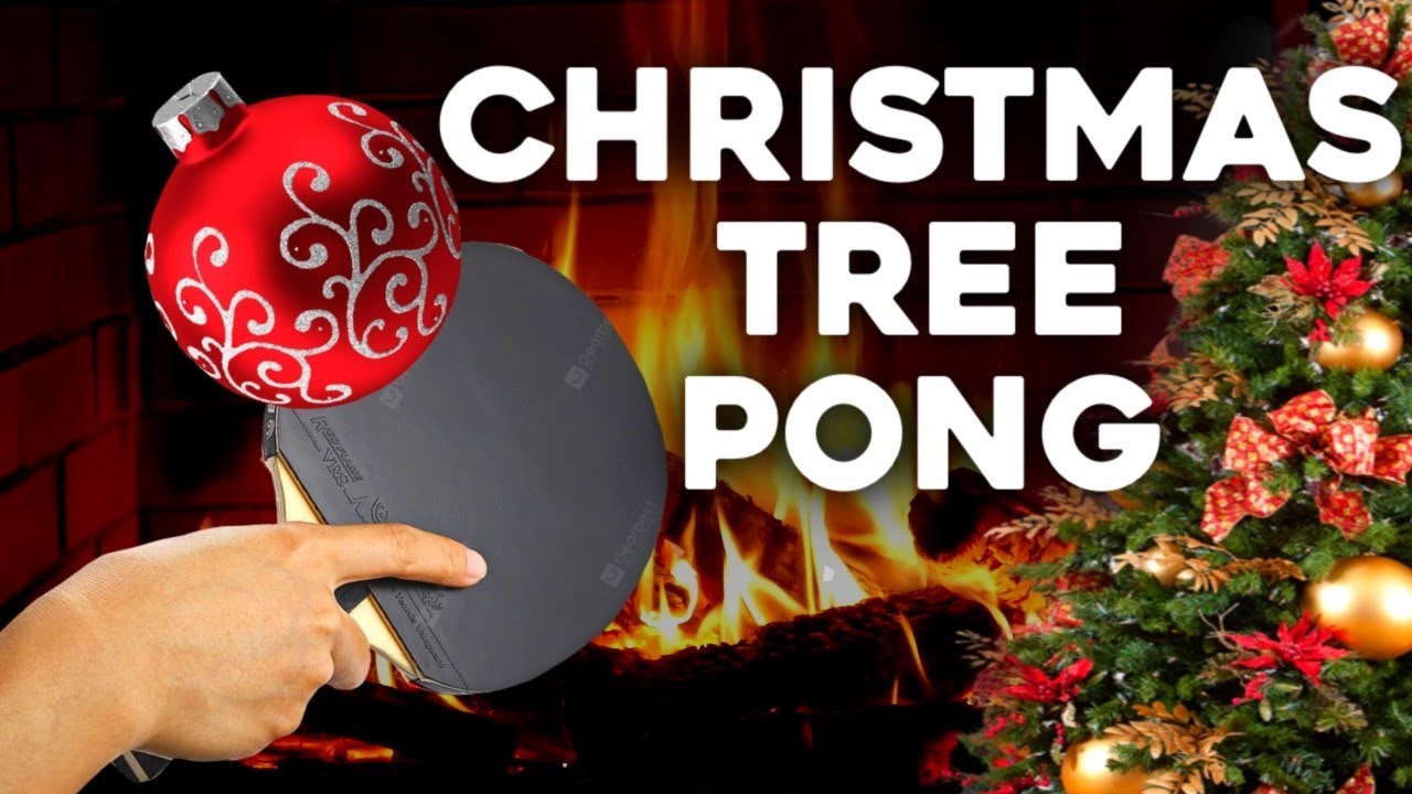 VLOGMAS DAY 7 - CHRISTMAS TREE PONG - YouTube