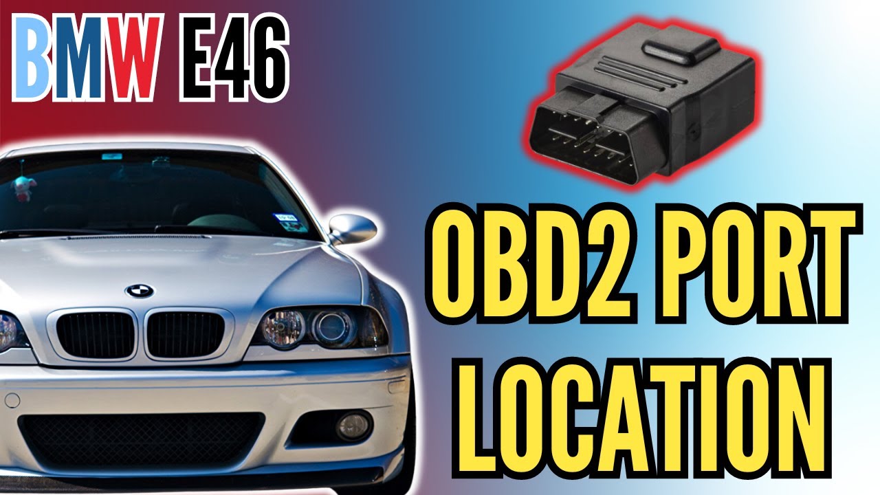 BMW E46 OBD2 PORT LOCATION Where to plug in scanner for M3 330ci 320 ...