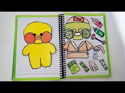 Paper duck [💙Paper play💙] #paperdiy #paperasmr - YouTube