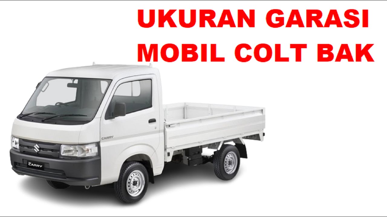 ukuran garasi mobil colt bak - YouTube